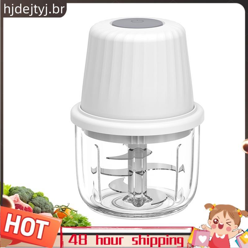 Triturador De Alho Elétrico Moedor De Carne Liquidificador Vegetal ...