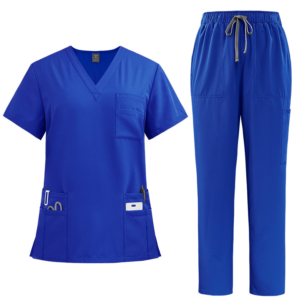 Conjunto De Esfoliantes Médicos Royal Blue , Blusas E Calças ...