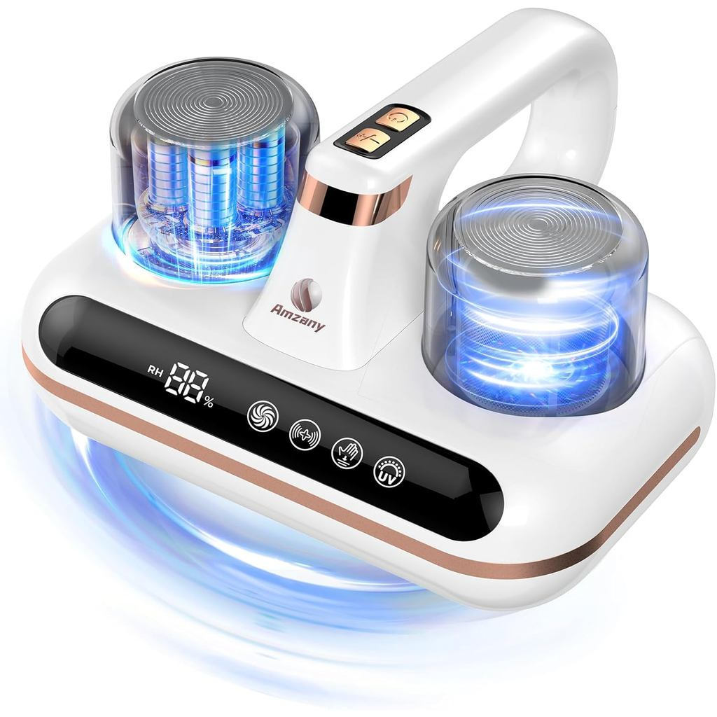 Aspirador de Cama Sem Fio 5 em 1 - Aspirador de Cama Sem Fio com Luz UV ...