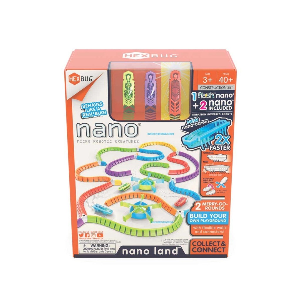 Circuito Interativo Nano Land c/ Robôs Nano e Nano Flash - HexBug ...