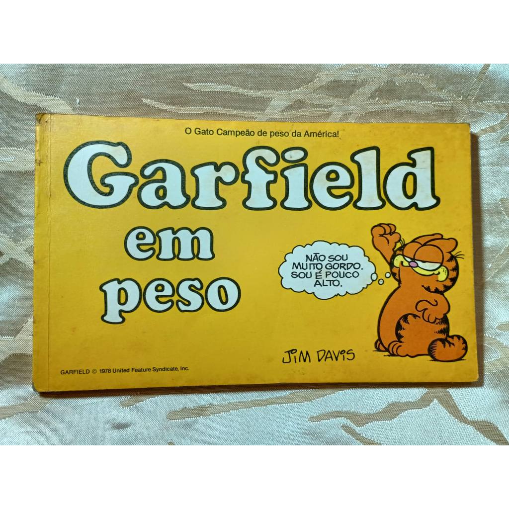 Garfield em Peso de Jim Davis | Shopee Brasil