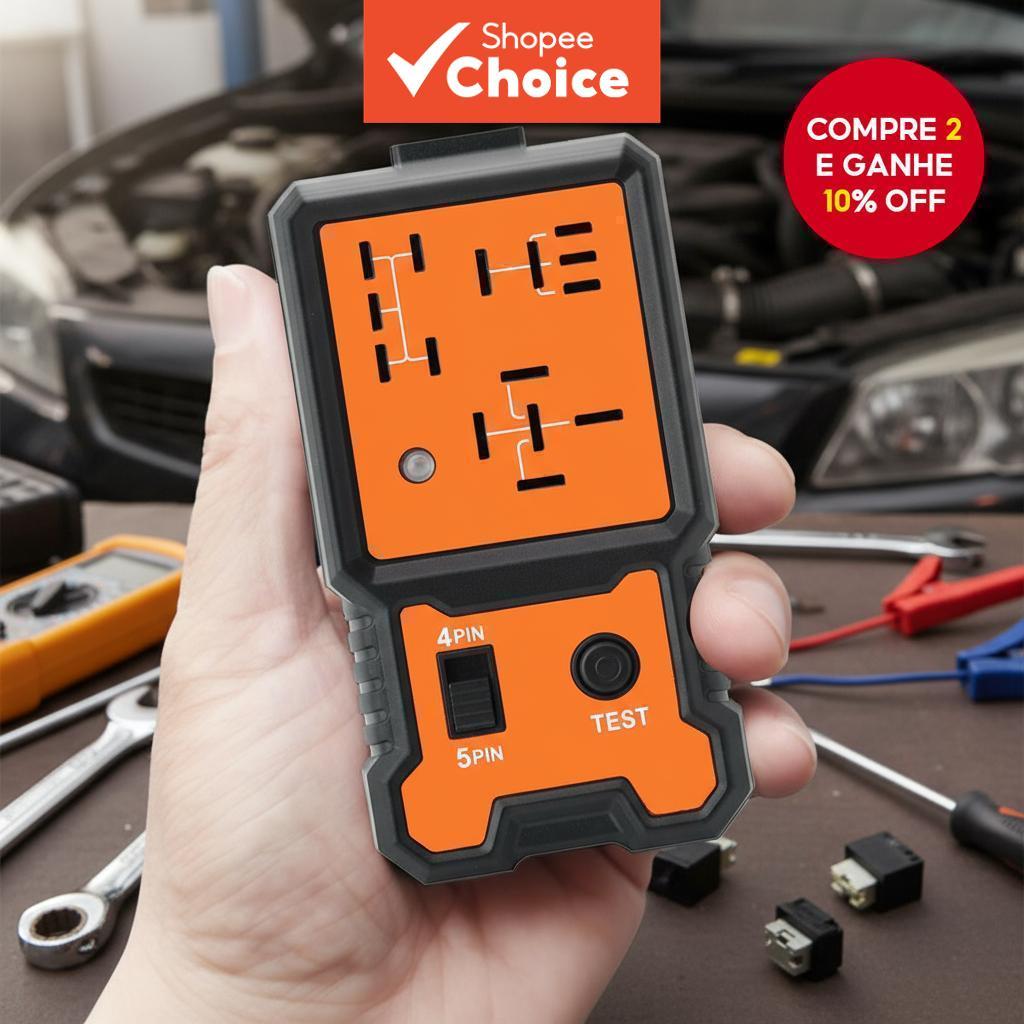 Testador de Relés Automotivos 12V - Equipamento de Teste Confiável com ...