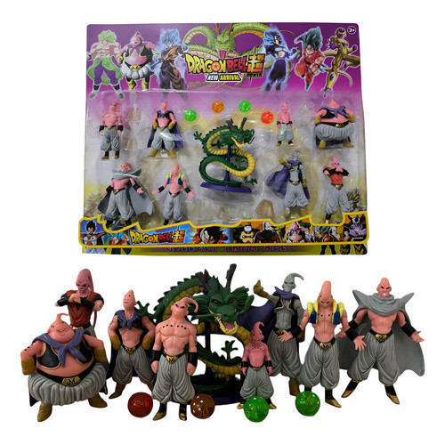 Kit 9 Bonecos Dragon Ball Z Majin Boo Action Figure 12 Cm | Shopee Brasil