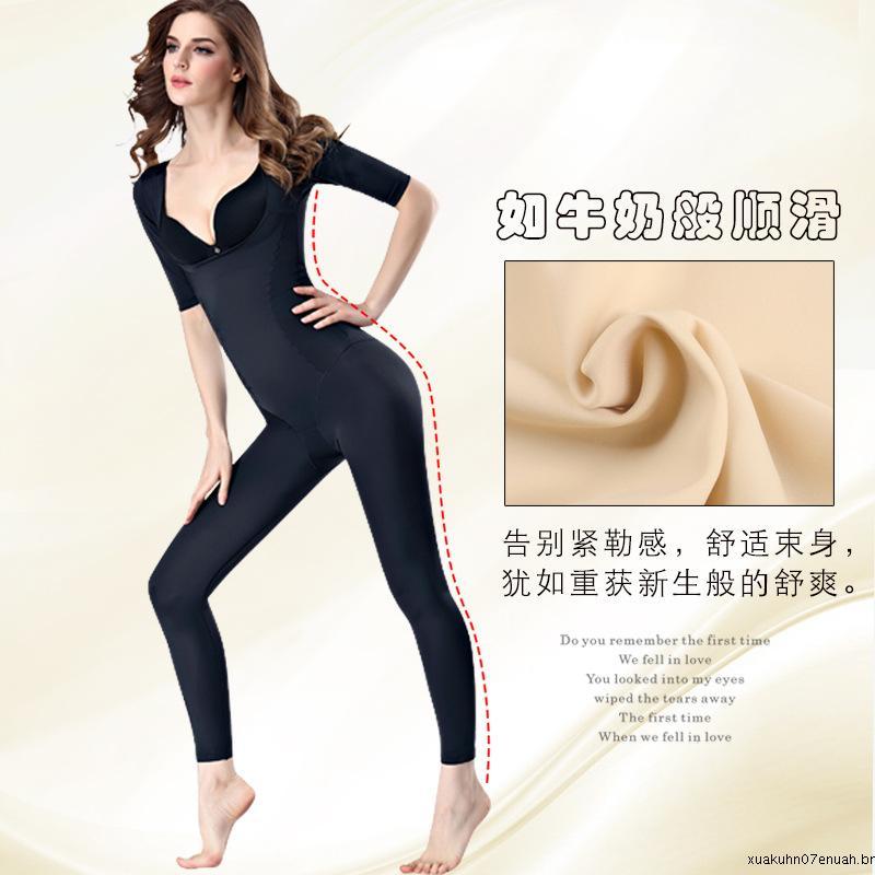 WECHERY Body Longo Modelador De Corpo Inteiro Feminino Modelagem ...
