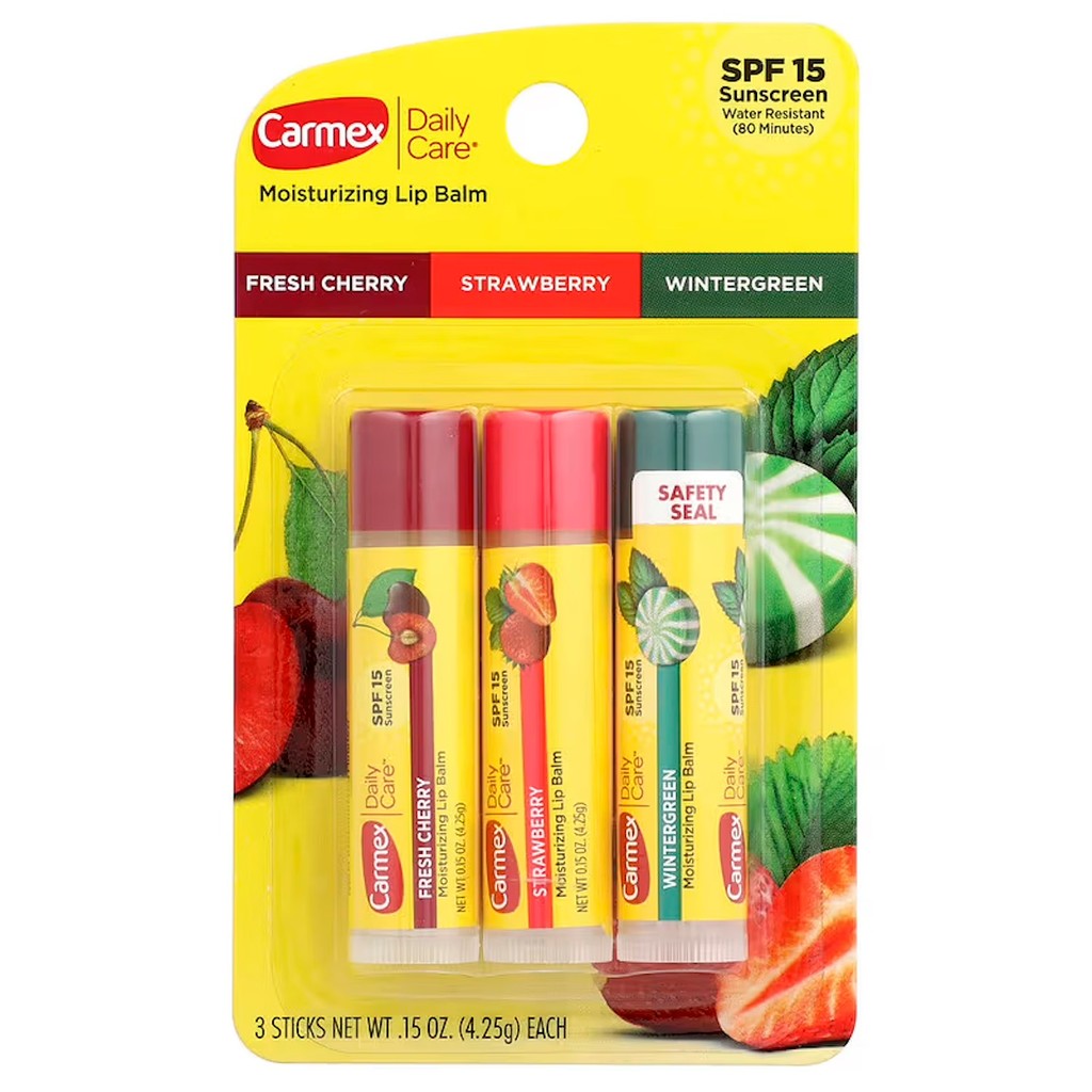 Carmex Lip Balm Sabores FPS 15 Hidratante Labial Importado Labios ...