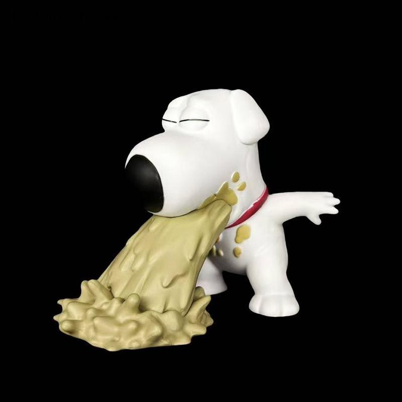 { BUDDI } Pvc Youtooz Family Guy Puking Brian Stewie Griffin Action ...