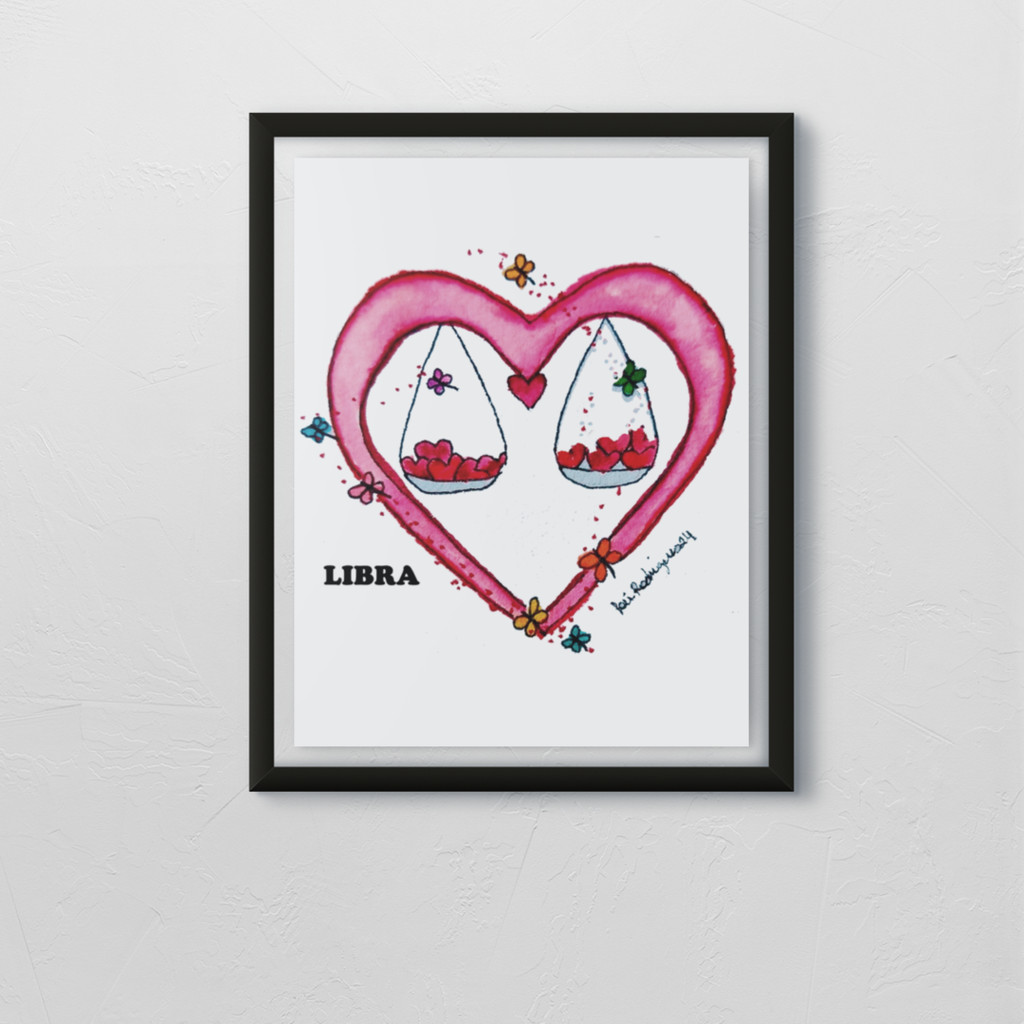 Poster Signo de Libra | Shopee Brasil