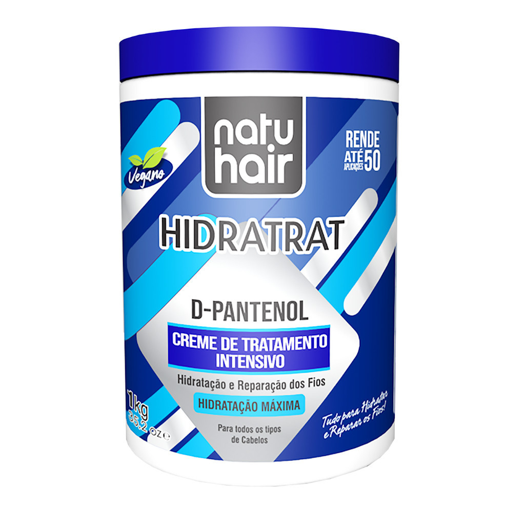 Creme de Tratamento Intensivo D-Pantenol NatuHair 1kg | Shopee Brasil