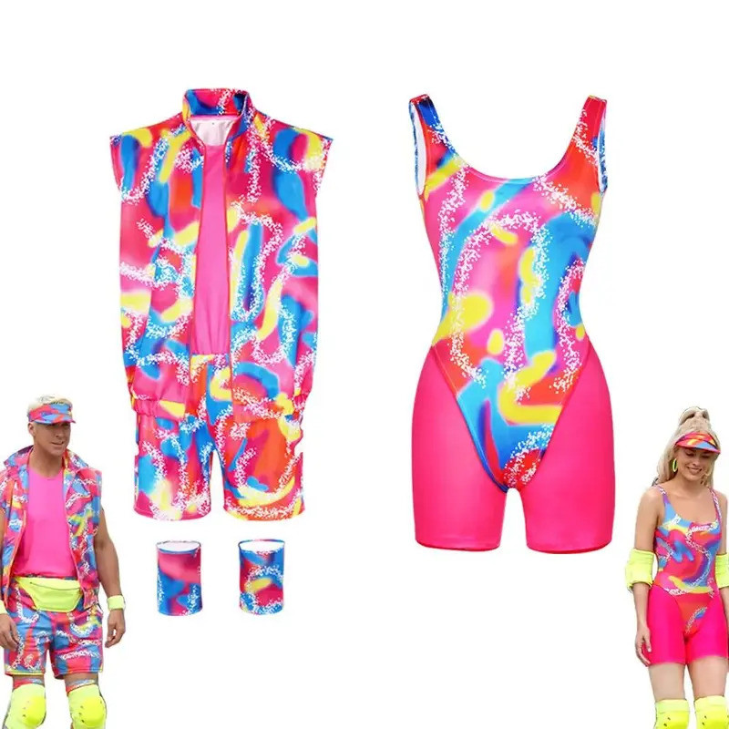 Fantasia de Cosplay do Filme Barbi Ken Barbe Roupas Esportivas Com ...