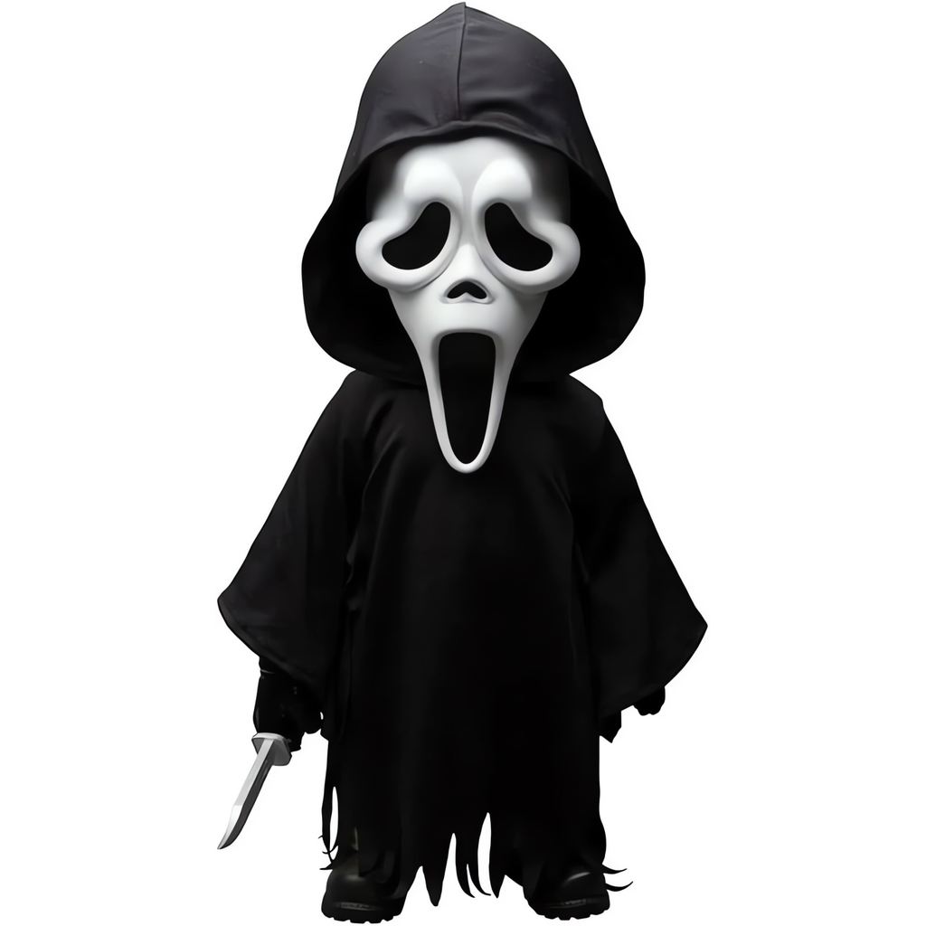 Boneco Ghostface Pânico Scream Mega Scale Talking Doll 38 Cm - Mezco ...