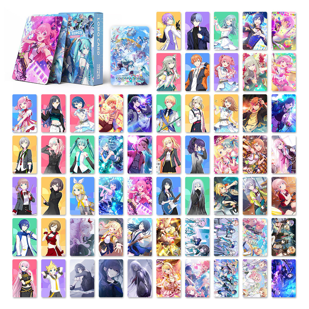30-96pcs Manhwa Manga Neon Genesis Evangelion Lomo Cards Projeto Sekai ...