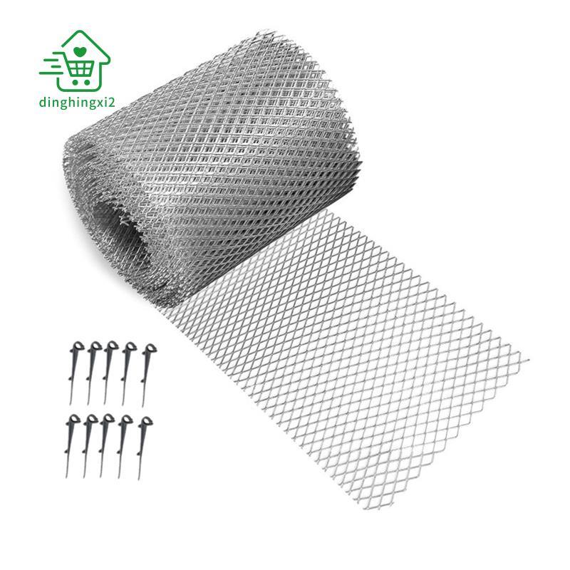 Protetor De Calha Filtro De Malha Capa DIY Rolo De Rede De Proteção De ...