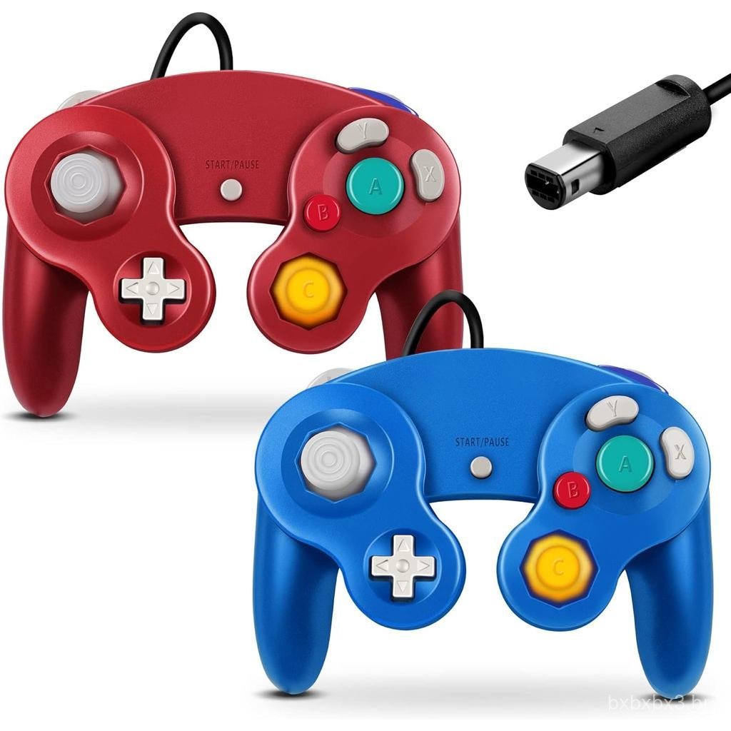 Controlador FIOTOK Gamecube, Controlador Clássico com Fio para Wii ...