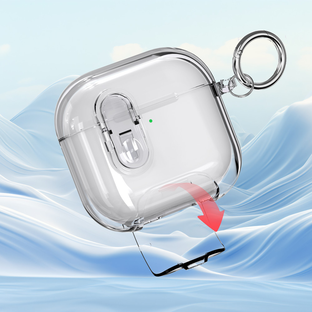 Com Suporte Para Telefone Capa Transparente Airpod Airpods Pro3 2025 4 ...