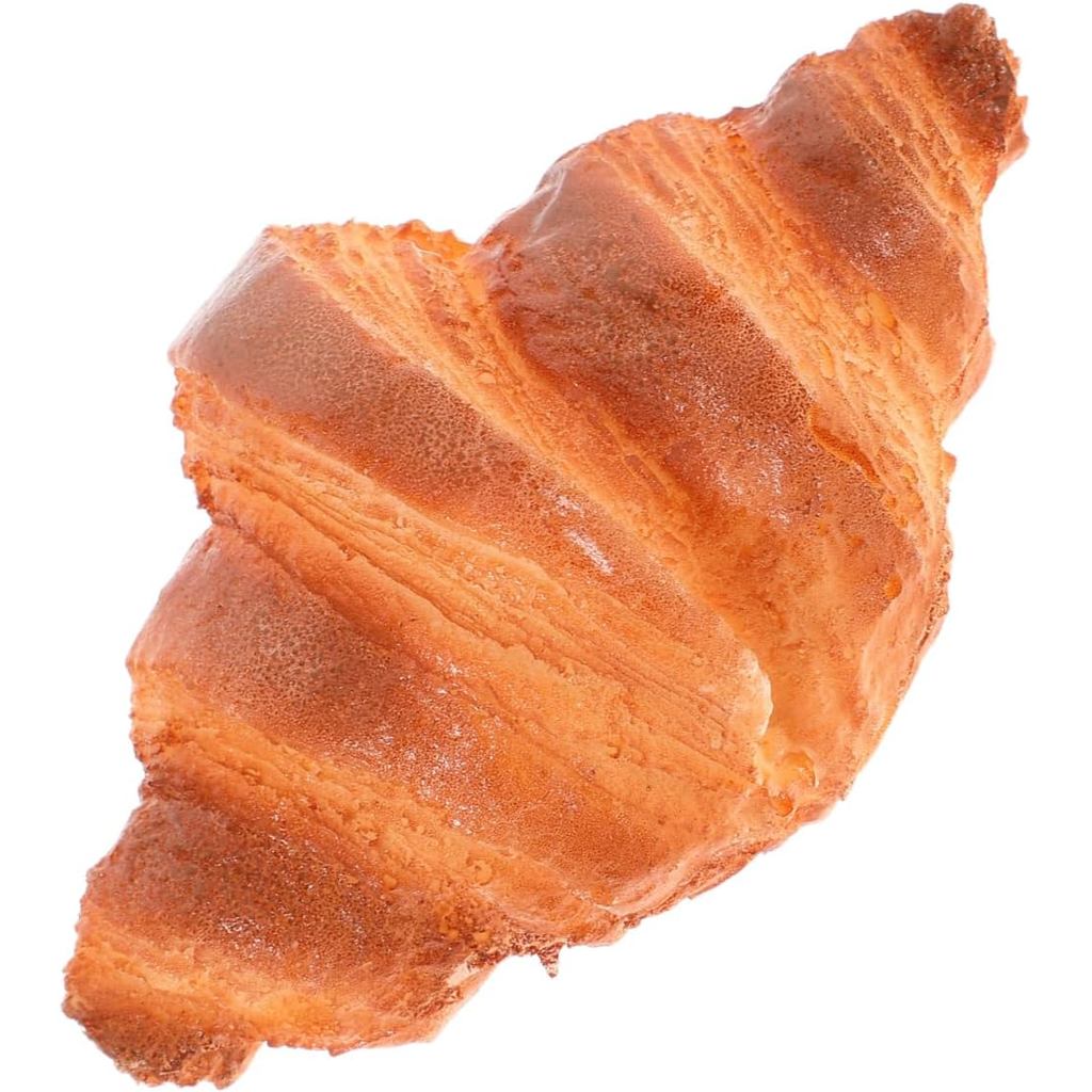 Artificial Croissant Rolls: Realistic Croissant Bread Fake Bread PU ...