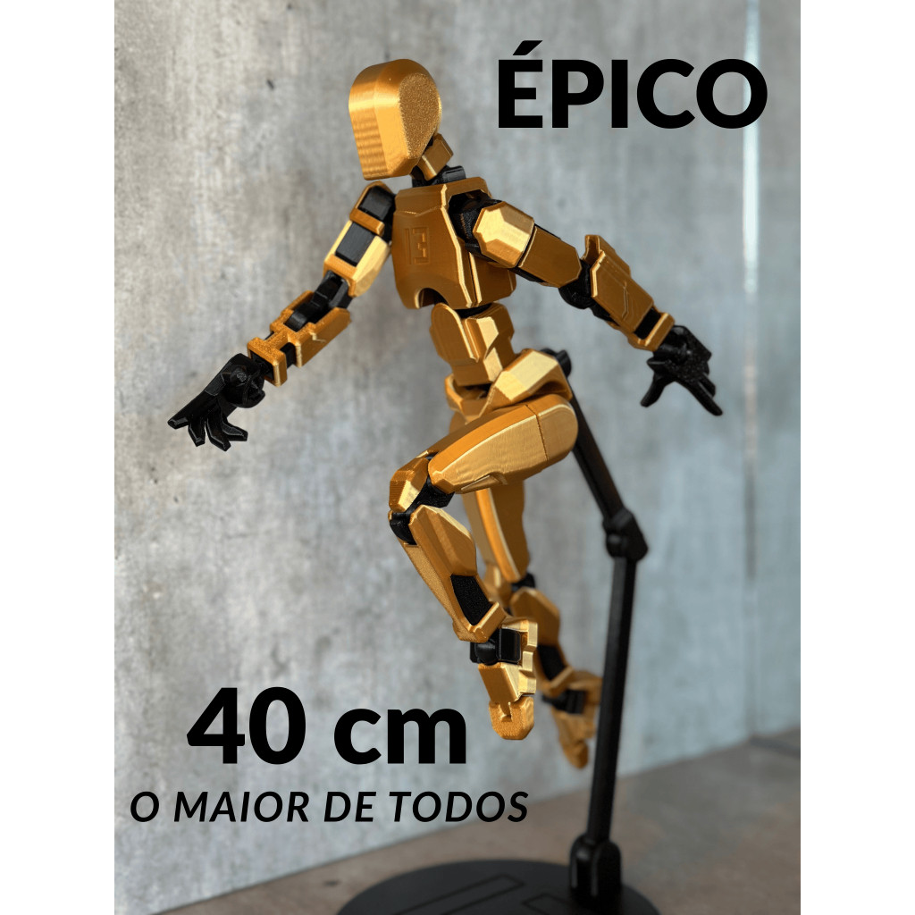 Boneco Articulado Gigante 40cm # Dummy 13 com Acessórios Colecao Brinquedo Boneco De Montar ...