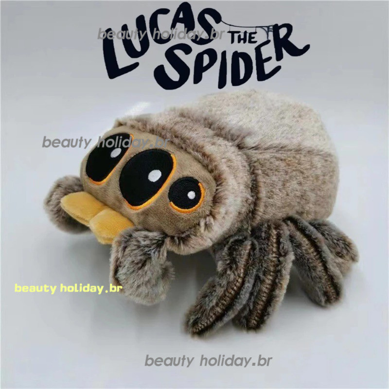 Bichos Macios De Pelúcia Plushies Aranha Brinquedo Preto Pequeno Lucas ...