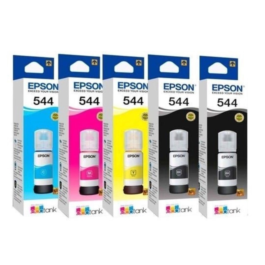 Kit 5 Tintas Epson 664 P/ L355 L365 L375 L395 L495 Originais | Shopee ...