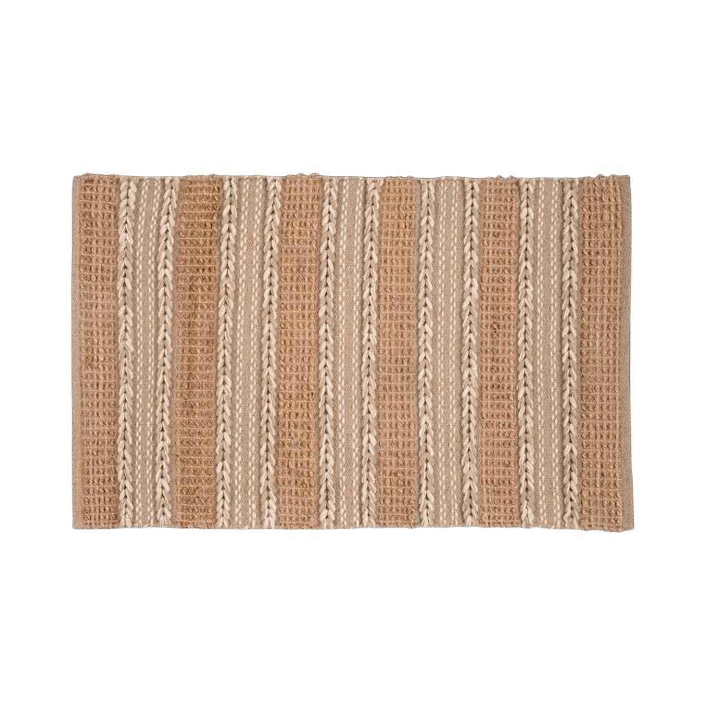 TAPETE TRANCADO JUTA LA NEUTRO 60X90 NATURAL CLO CASA | Shopee Brasil