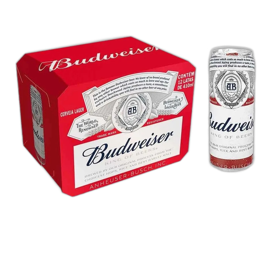Cerveja Budweiser Lata 473ml Caixa Com 12 Unidades - Verão | Shopee Brasil