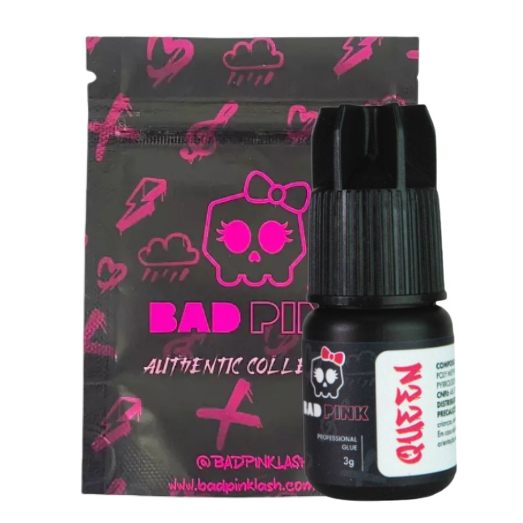 Cola Adesivo Queen Bad Pink 3ml | Shopee Brasil