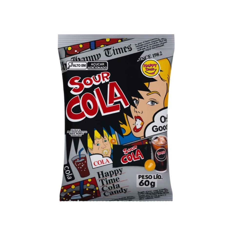 Bala Super Azeda Sour Cola Happy Time 60g - Importada | Shopee Brasil