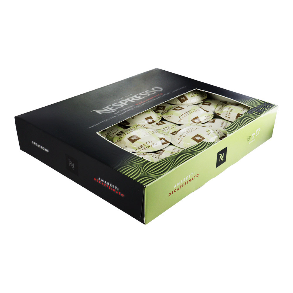 50 Capsulas de café Nespresso Creations Amaretti Decaffeinato | Linha ...