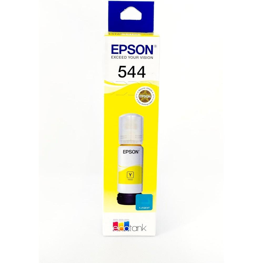 Refil de Tinta Epson T544 Amarelo Original | Shopee Brasil