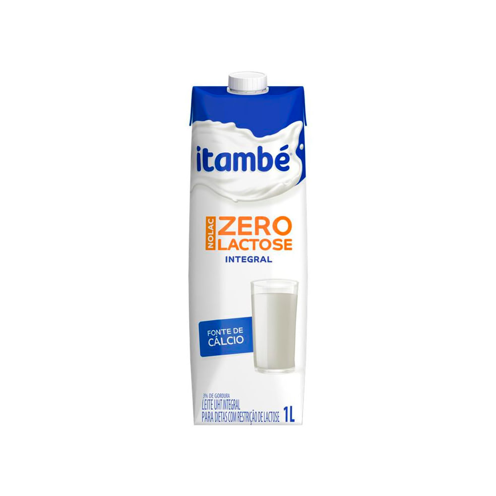 Leite Integral Itambé Zero Lactose Nolac 1 Litro | Shopee Brasil