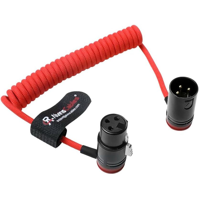 Cabo Alvin's Cables XLR de Baixo Perfil 3 Pinos Macho para Fêmea Ultra ...