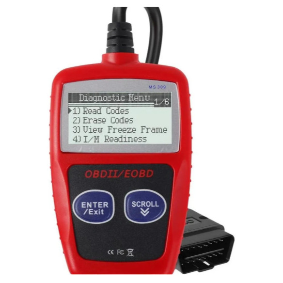 Scanner Automotivo MS309 OBD2 Leitor de Código de Falha Apaga Luz ...