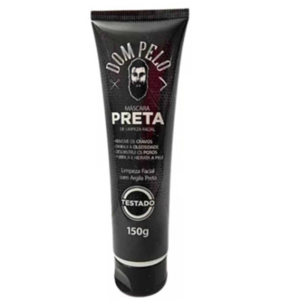 Mascara preta de limpeza facial DOM PELO | Shopee Brasil