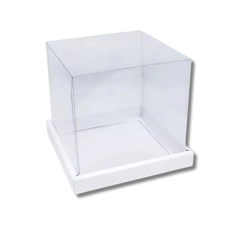 10 Caixa Bolo Panetone 17x17x20 cm Branca Assk Embalagens | Shopee Brasil