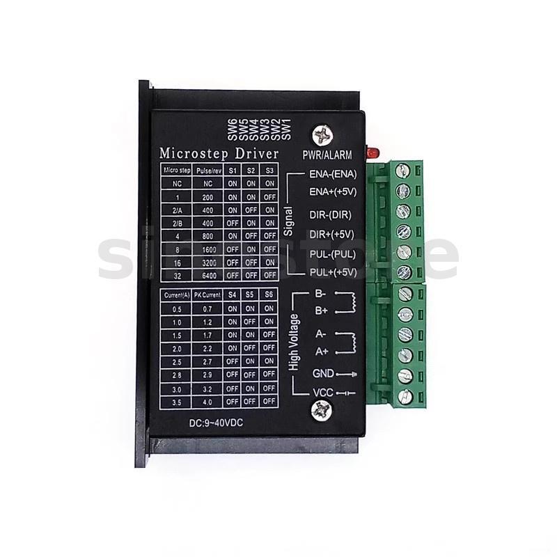 TB6600 Passo Driver Nema 17/23 42/57/86 32 Segmentos Atualizados 4.0A ...