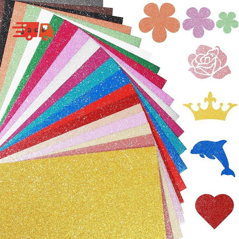 40 Folhas De Cartolina Brilhante De 20 Cores , Papel 250GSM A5 , Sem ...