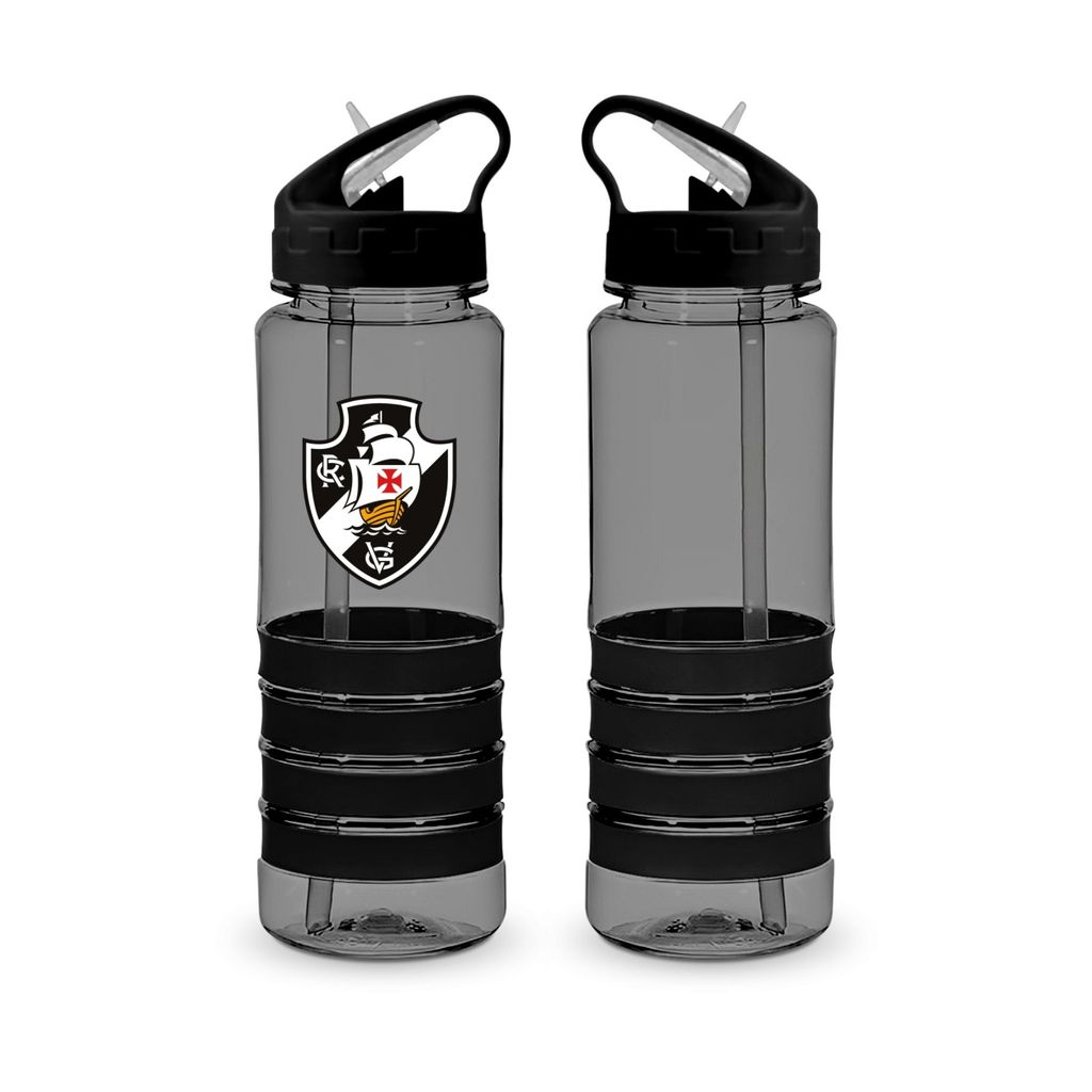 Garrafa Plástico 750ml Água Emborrachado Time Vasco Oficial | Shopee Brasil