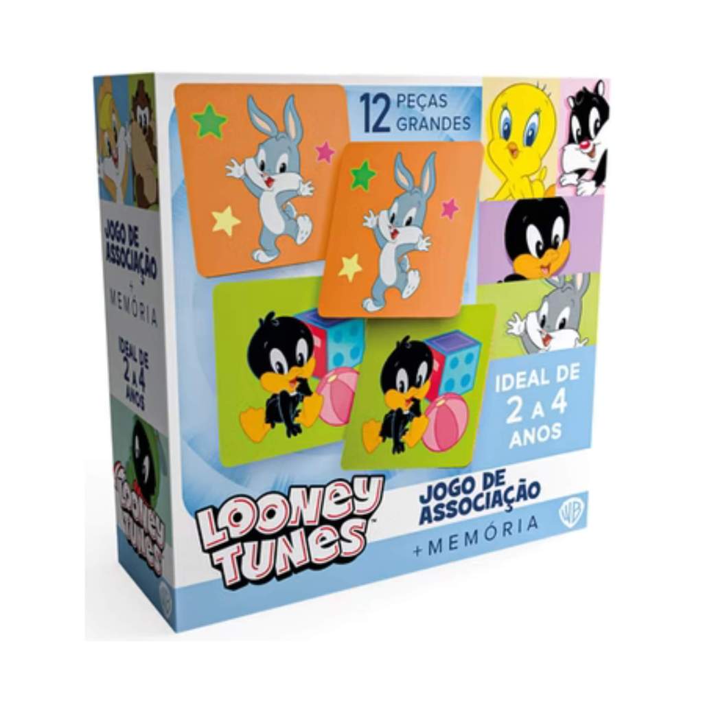 Primeiros Passos Jogo de Associação Baby + Memória Looney Tunes Cooper ...
