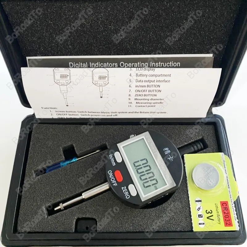 Indicador De Discagem Digital De Medição De Alta Precisão 0-12.7/0 ...