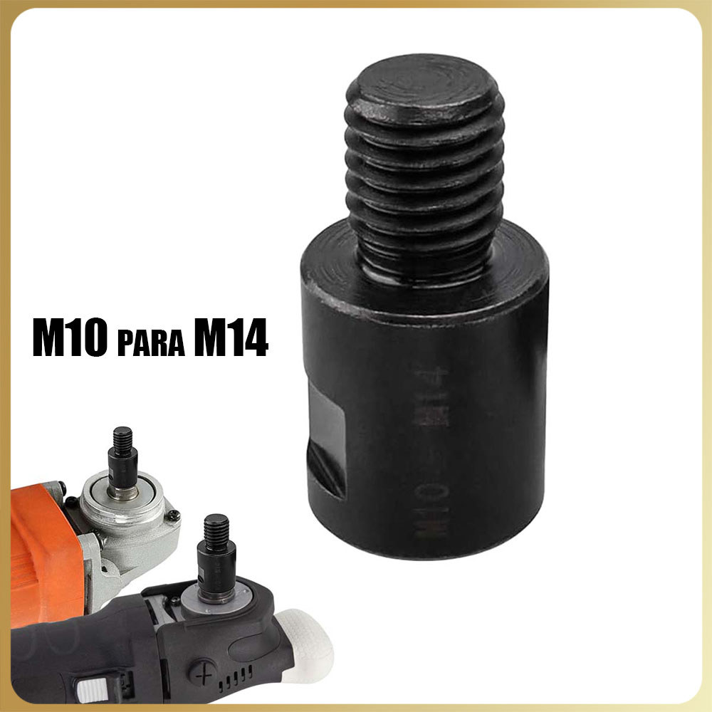 Rebarbadora M10 a M14 Conversor de eixo de rosca de lixadeira | Shopee ...