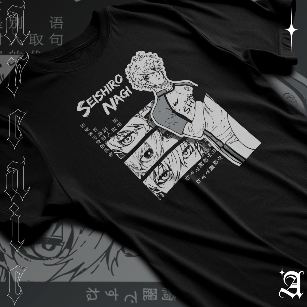 Camiseta Seishiro Nagi Blue Lock Project Anime Futebol | Shopee Brasil