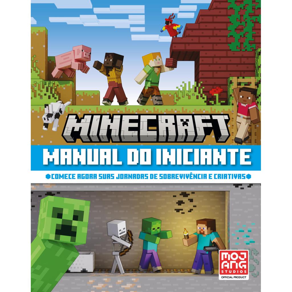Minecraft | Manual do iniciante (Livro oficial ilustrado) | Shopee Brasil