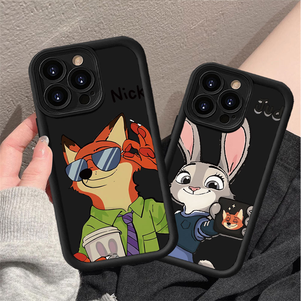 Zootopia Judy Nick Capa De Telefone Macia POCO X7 Pro X6 X5 F6 F5 F3 X4 ...