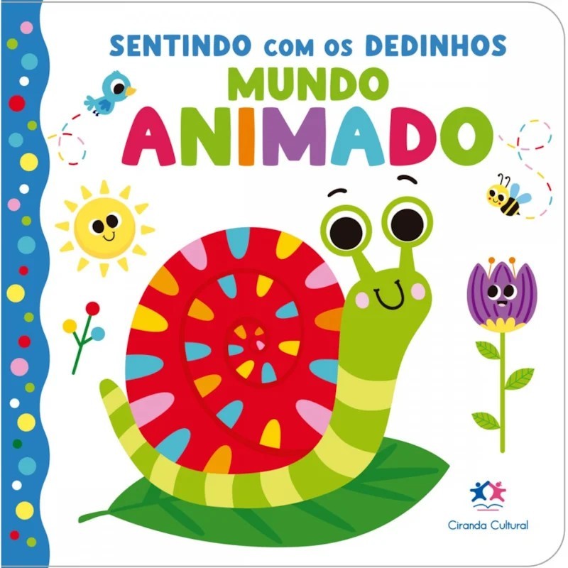 Livro Cartonado Sentindo com os Dedinhos - Mundo Animado | Shopee Brasil
