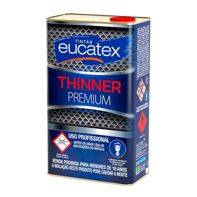 Thinner 5 Litros Pu Poliester 9888 - Eucatex | Shopee Brasil