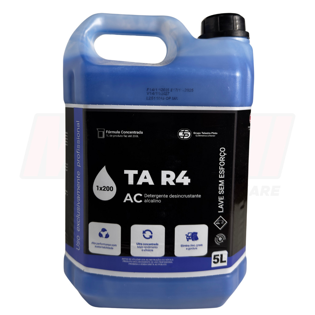 TA R4 Desincrustante Alcalino Teixeira Pinto (5 Litros) | Shopee Brasil