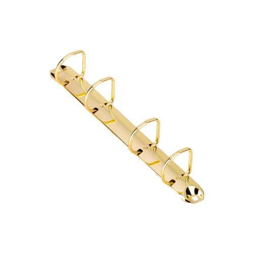 Garra 4 Argolas 25mm x 21cm Dourado Ouro A5 Tipo D para 250 Folhas 75g ...