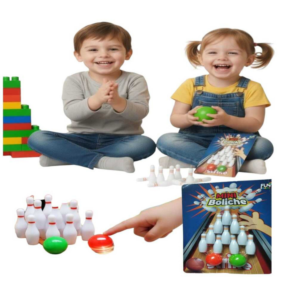 Brinquedo Mini Boliche Bowling Game Jogo Infantil | Shopee Brasil