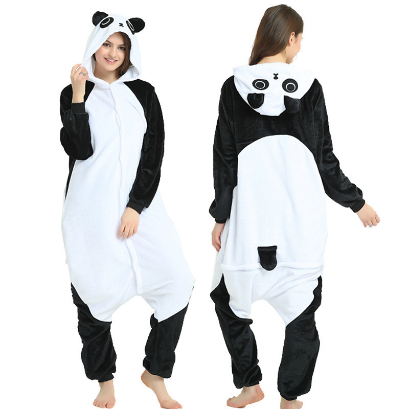 Panda Adulto Pijama Kigurumi Macacão Fantasia | Shopee Brasil