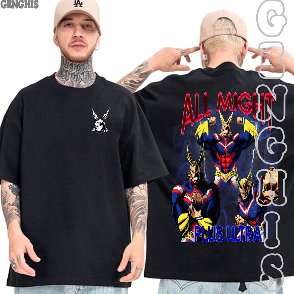 Camisa All Might Plus Ultra Anime Boku no Hero Manga Camiseta Basica e ...
