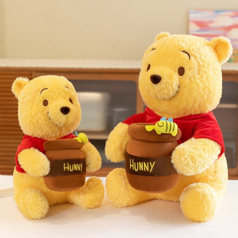 Boneca Winnie the Pooh Brinquedo De Pelúcia Urso De Mel Fofa ...